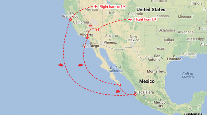 USA & Mexican Riviera Cruise & Stay | theinternettraveller.com