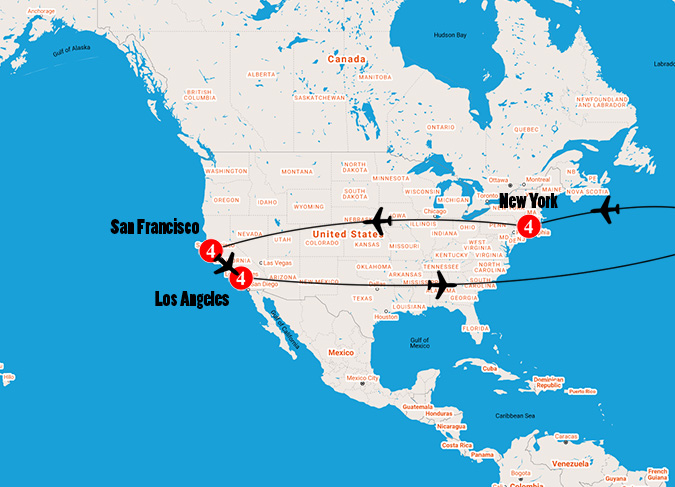 New York, San Francisco & Los Angeles | theinternettraveller.com