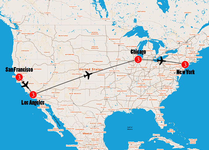 San Fran, Los Angeles, Chicago & NYC | theinternettraveller.com