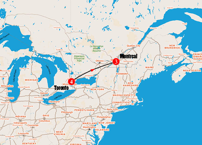 Toronto & Montreal + Niagara Falls | theinternettraveller.com
